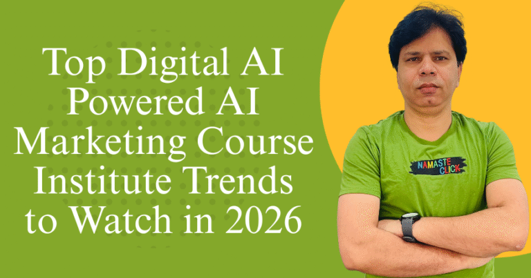 Top Digital Marketing Course Institute Trends 2026 – NamasteClick